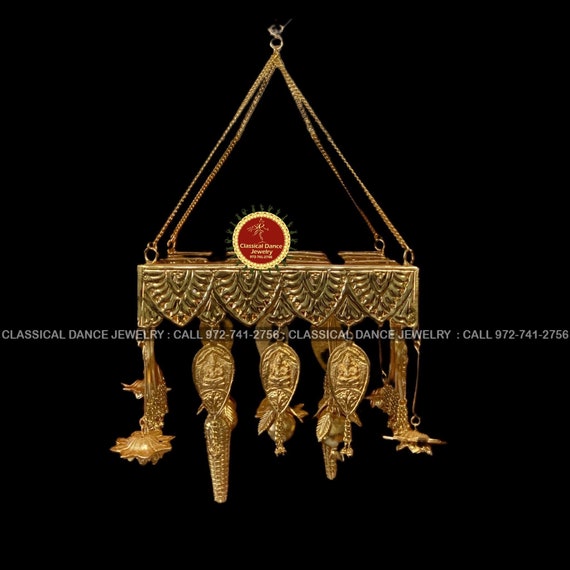 German Silver GOLD Coated Palavelli With Fruits Ganesh Puja | Etsy