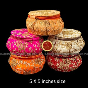 Designer Handmade Matki Box 10 - PACK | Return Gifts Pongal Diwali ...