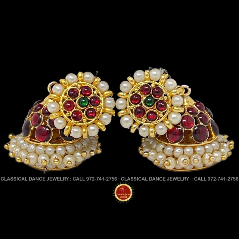 Kemp Temple Choker Poothali Indian Jewelry | Bharatanatyam Kuchipudi ...