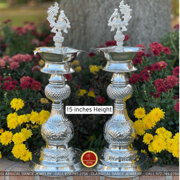 German Silver Lamps - Etsy