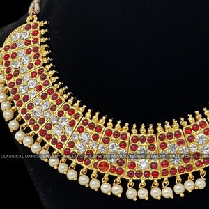 Kemp Temple Choker Poothali Indian Jewelry | Bharatanatyam Kuchipudi ...