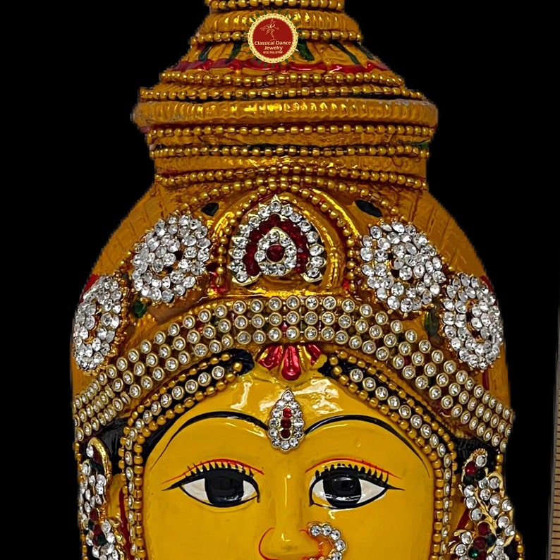 Goddess Varalakshmi Ammavaru Face | Amman Pooja Festivals Wedding ...