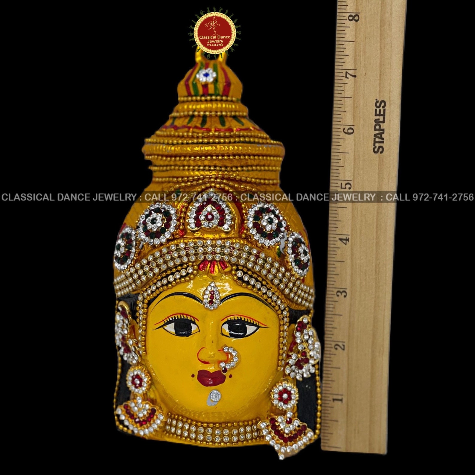 Goddess Varalakshmi Ammavaru Face | Amman Pooja Festivals Wedding ...