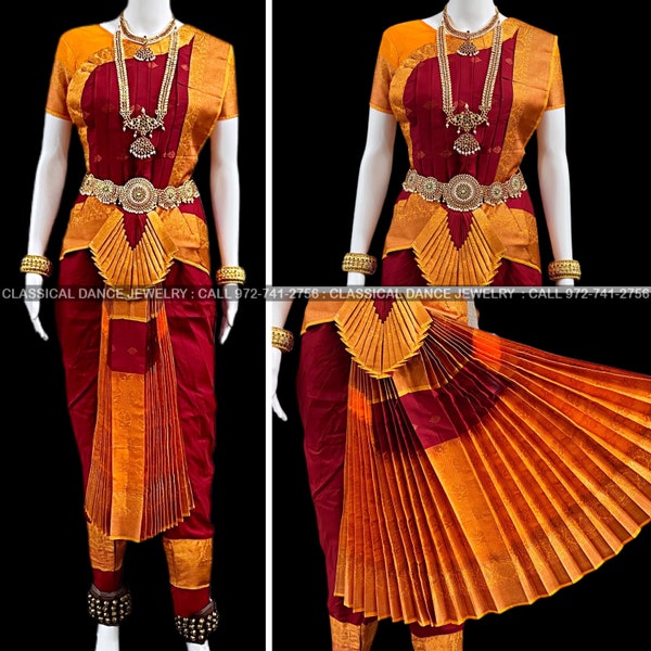 Bharatanatyam Costume - Etsy