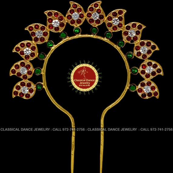 Temple Kemp Tiara Crown Indian Jewelry Kireet - Etsy