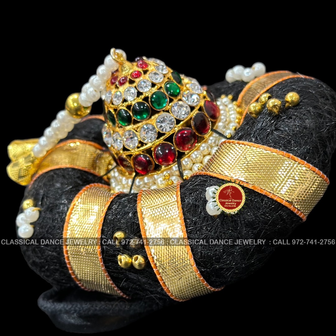 Pearls Kemp Hair Andal Kondai Bun | Rakodi Indian Jewelry ...