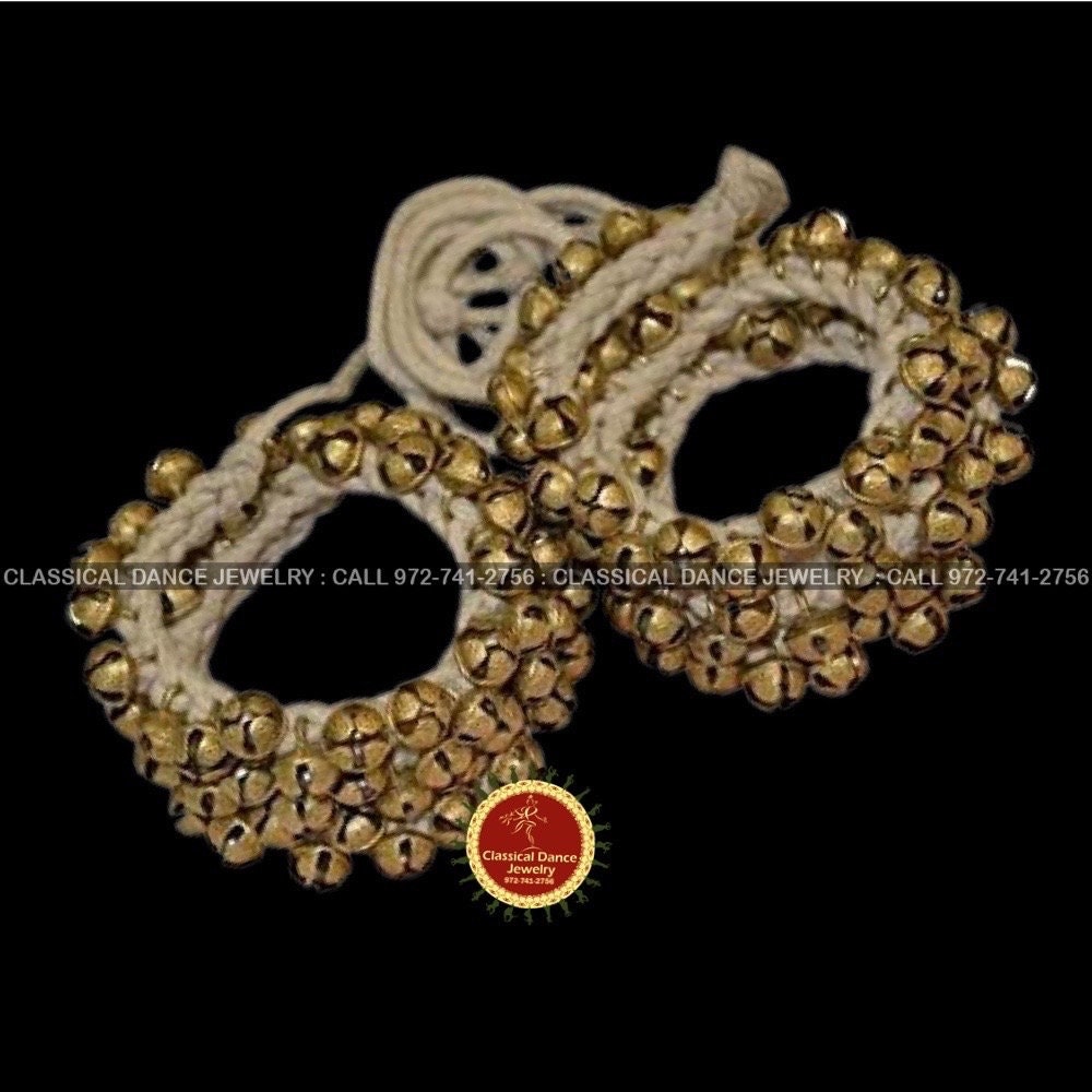 Rope Tied Bells Ghungroo Kathak Bharatnatyam Kuchipudi | Etsy