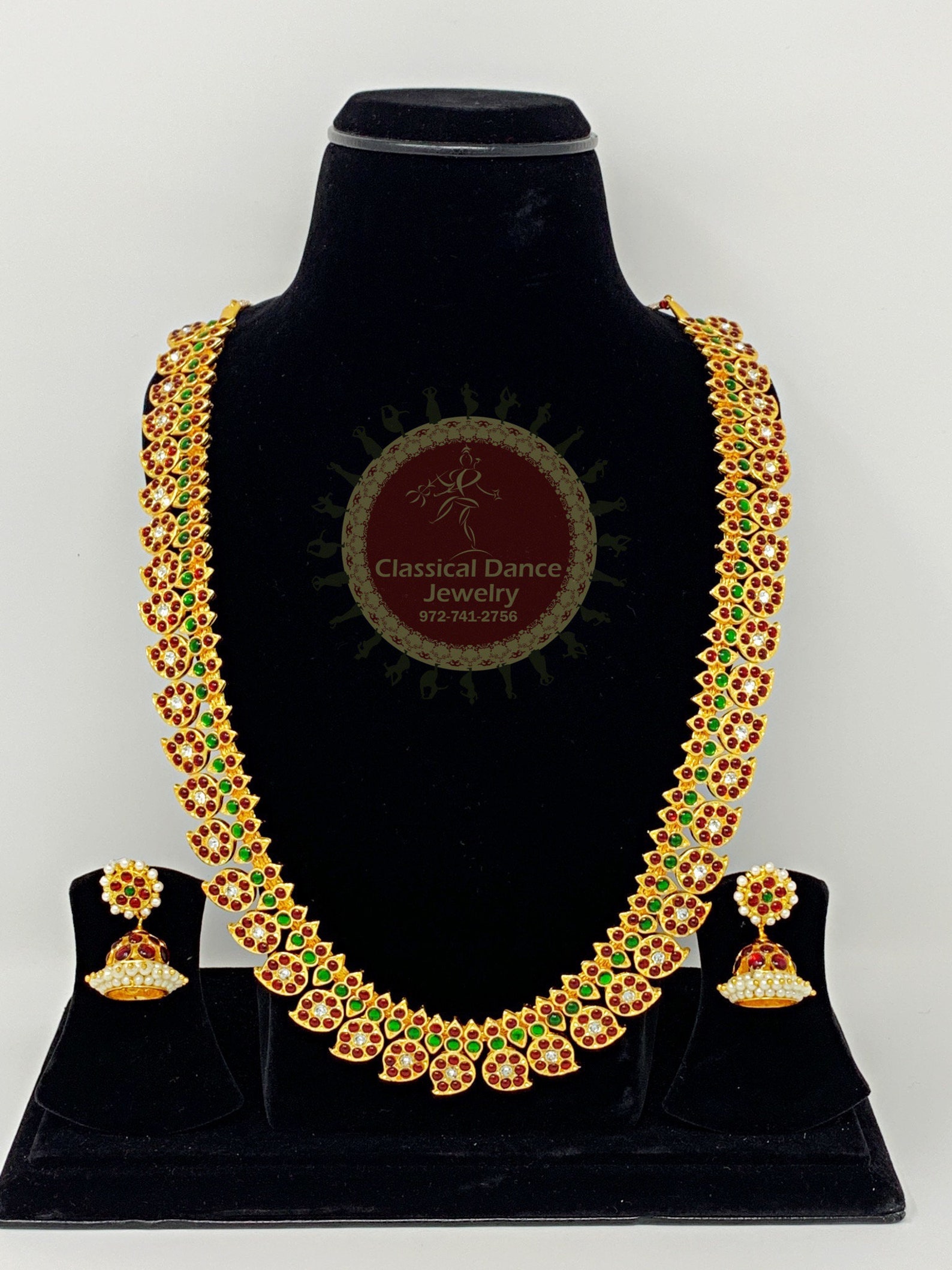 Temple Mango Haram Kemp Indian Jewelry No Pendant - Etsy