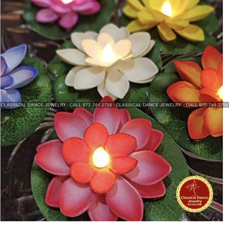 Diwali Water Sensor Floating Multicolor LED Lotus Candle Diya | Etsy Diwali Water Sensor Floating Multicolor LED Lotus Candle Diya | Etsy