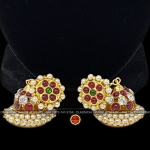 Kemp Temple Choker Poothali Indian Jewelry | Bharatanatyam Kuchipudi ...