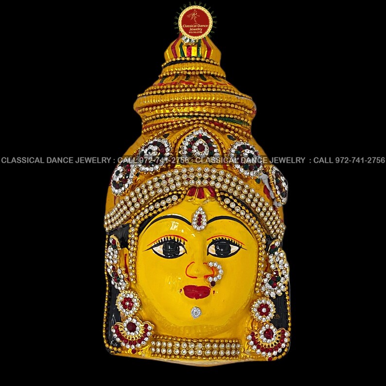 Goddess Varalakshmi Ammavaru Face | Amman Pooja Festivals Wedding ...