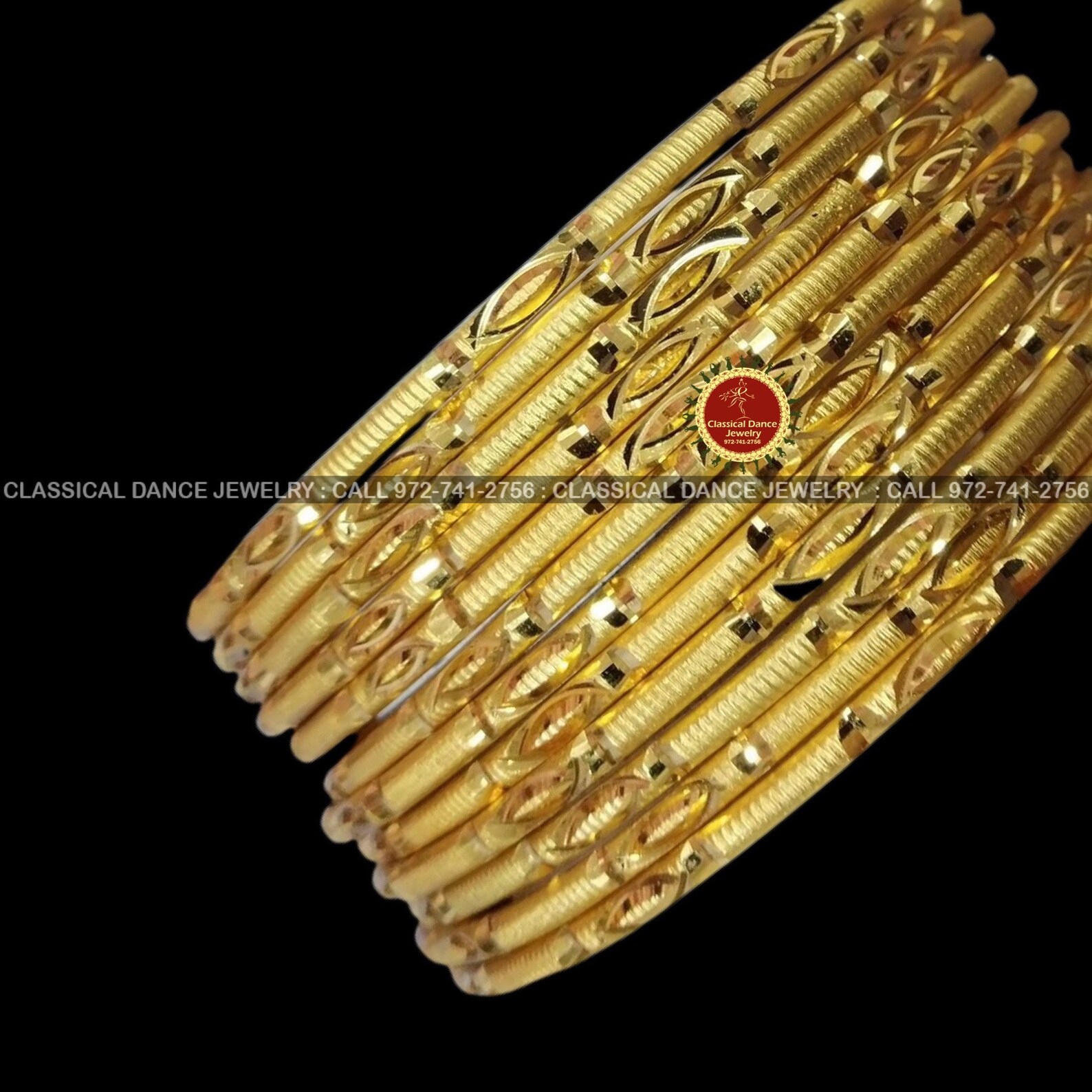 Gold Bangles Indian Jewelry Set 12 PC Weddings - Etsy