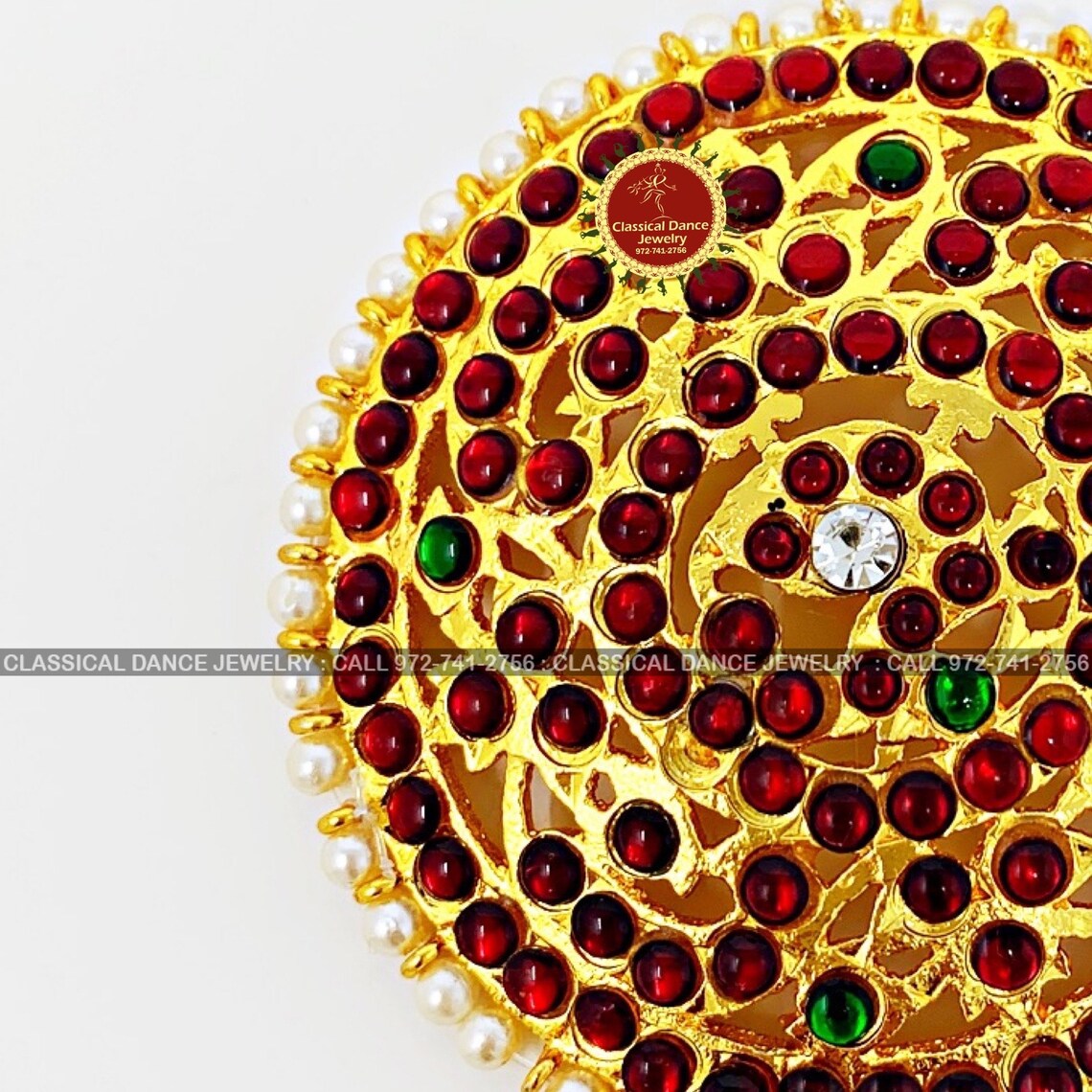 Kemp Temple Indian Jewelry Pearl Rakodi Bharatnatyam - Etsy