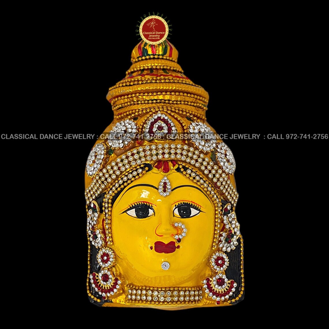 Goddess Varalakshmi Ammavaru Face | Amman Pooja Festivals Wedding ...