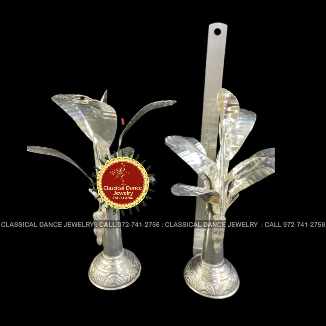 BANANA TREE Set German Silver | Home Decor | 9 Inchs | Return Gifts ...