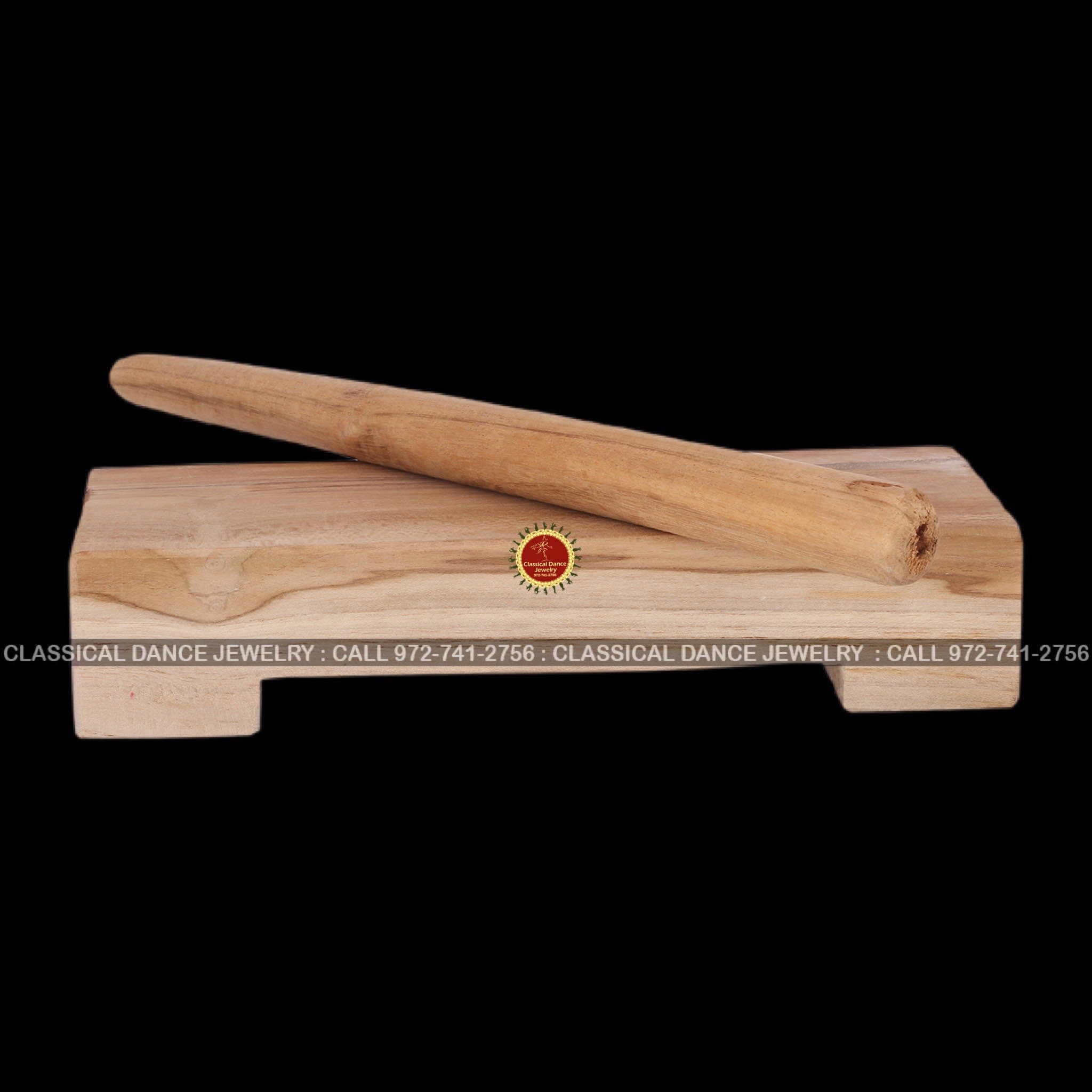 Sculpture Wooden Stick set Traditional Thattu Kazhi Nattuvangam dance ...