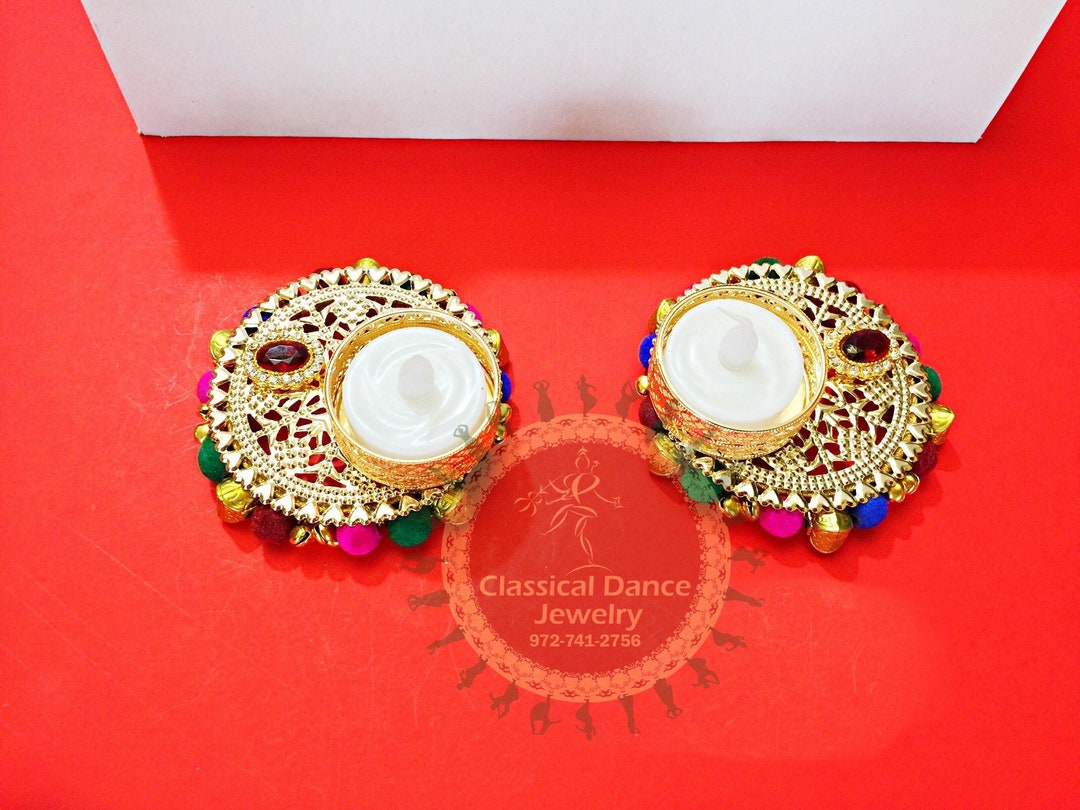 BANGLE Diya Sets | Return Gifts | Diwali Decor | Deepam/deepalu Sets ...