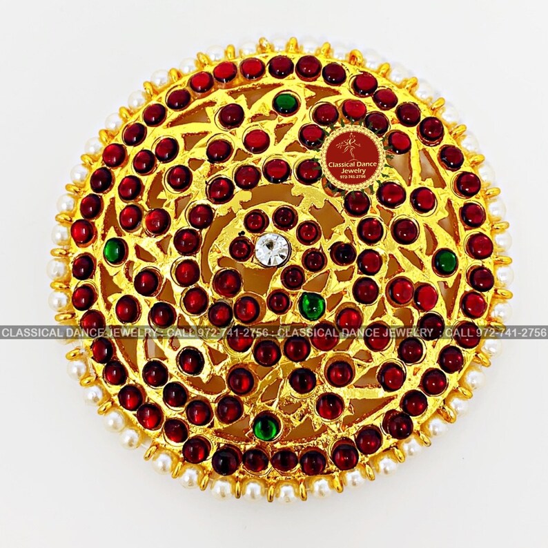 Kemp Temple Indian Jewelry Pearl Rakodi Bharatnatyam - Etsy