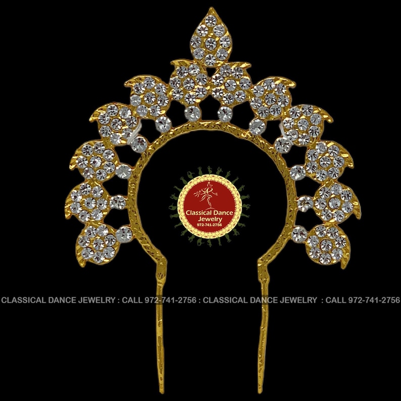 White Stone Tiara Crown Indian Jewelry Kireet - Etsy