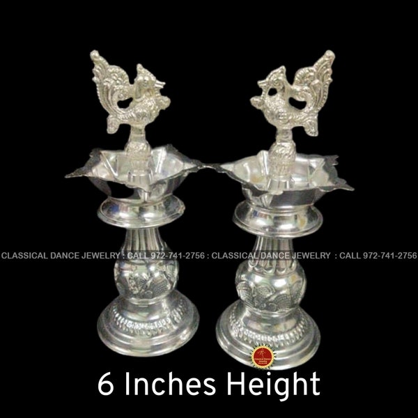 German Silver Lamps - Etsy