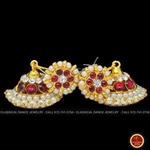 Traditional Temple Kempu NATARAJA Design Indian Jewelry | Bharatnatyam ...