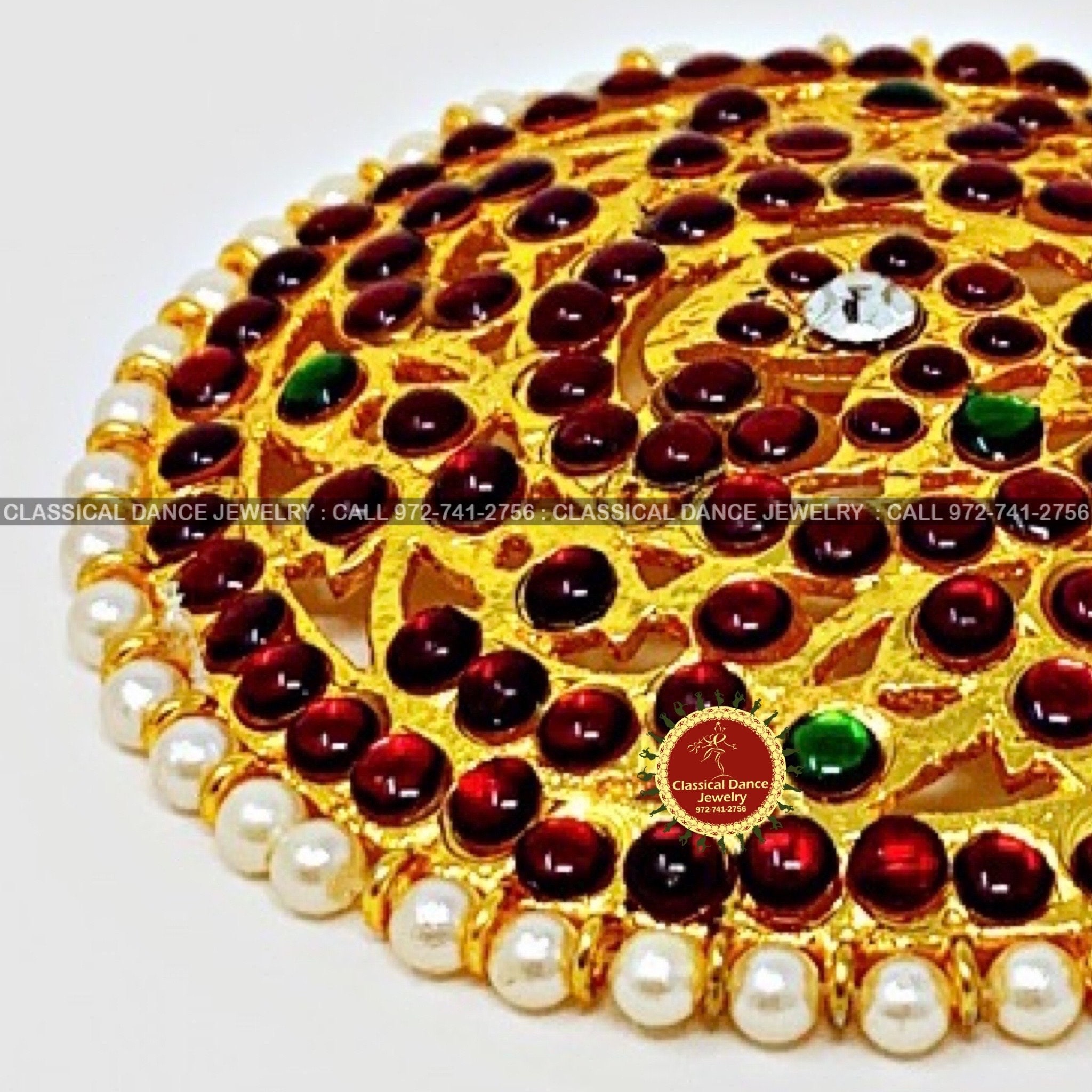 Kemp Temple Indian Jewelry Pearl Rakodi Bharatnatyam - Etsy