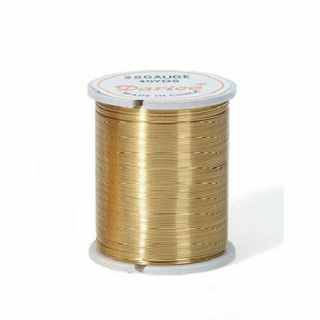 6 Gold Beading Wire 26 Gauge - Etsy