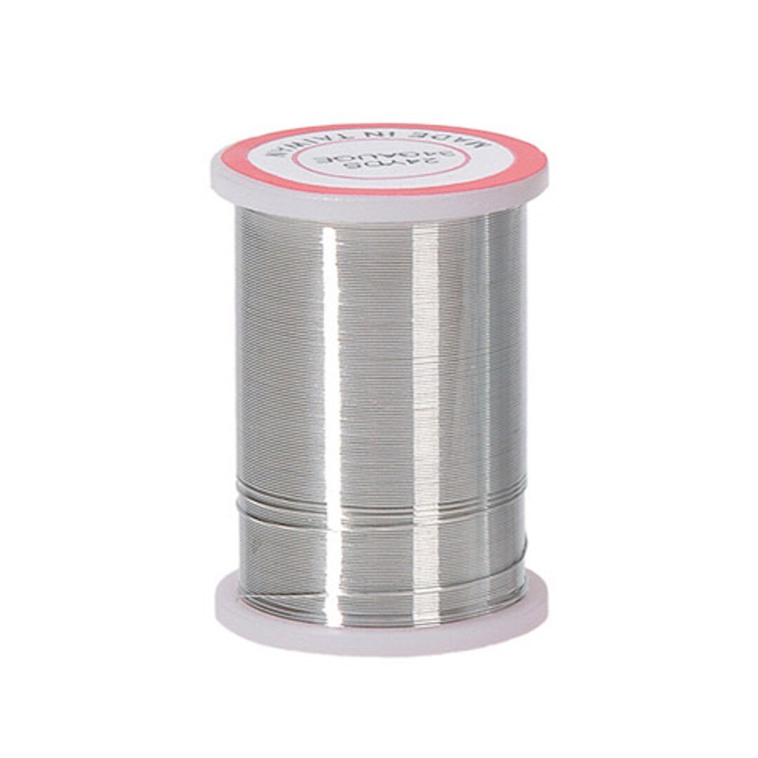 4 Spools 34 Gauge Silver Beading Wire - Etsy
