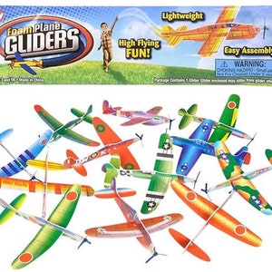 8 Inch Flying Gliders Assorted Plane Models Christmas Stocking Stuffer - Etsy