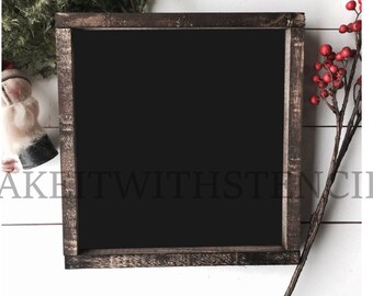 Square wood sign | Etsy