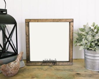 Square wood sign | Etsy