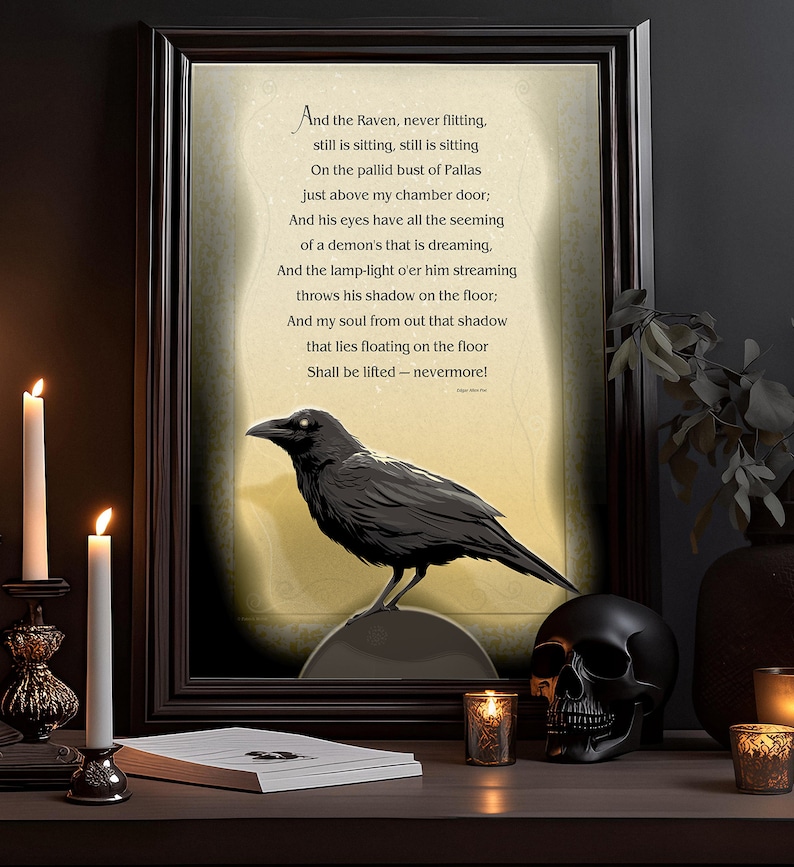 The Raven - an Original Digital Illustration Created by Patrick Welsh ...