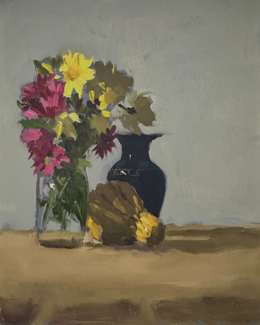 Mixed Bunch - Original Floral Oil Painting by Patrick Welsh - Etsy