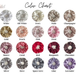 BRIDESMAID SCRUNCHIES PACK, Bride Scrunchie, Bridesmaid Scrunchie Set ...