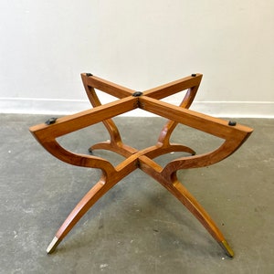 Mid Century Modern Spider Leg Table With Brass Top - Etsy