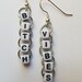 Custom Word Earrings, Made to Order Earrings, Words and Sayings, Quirky ...