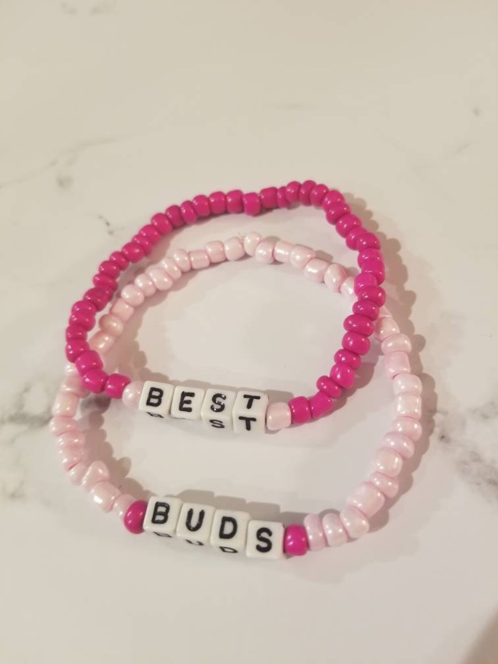 Best Friend Bracelets Beaded Matching Bracelets Bff | Etsy