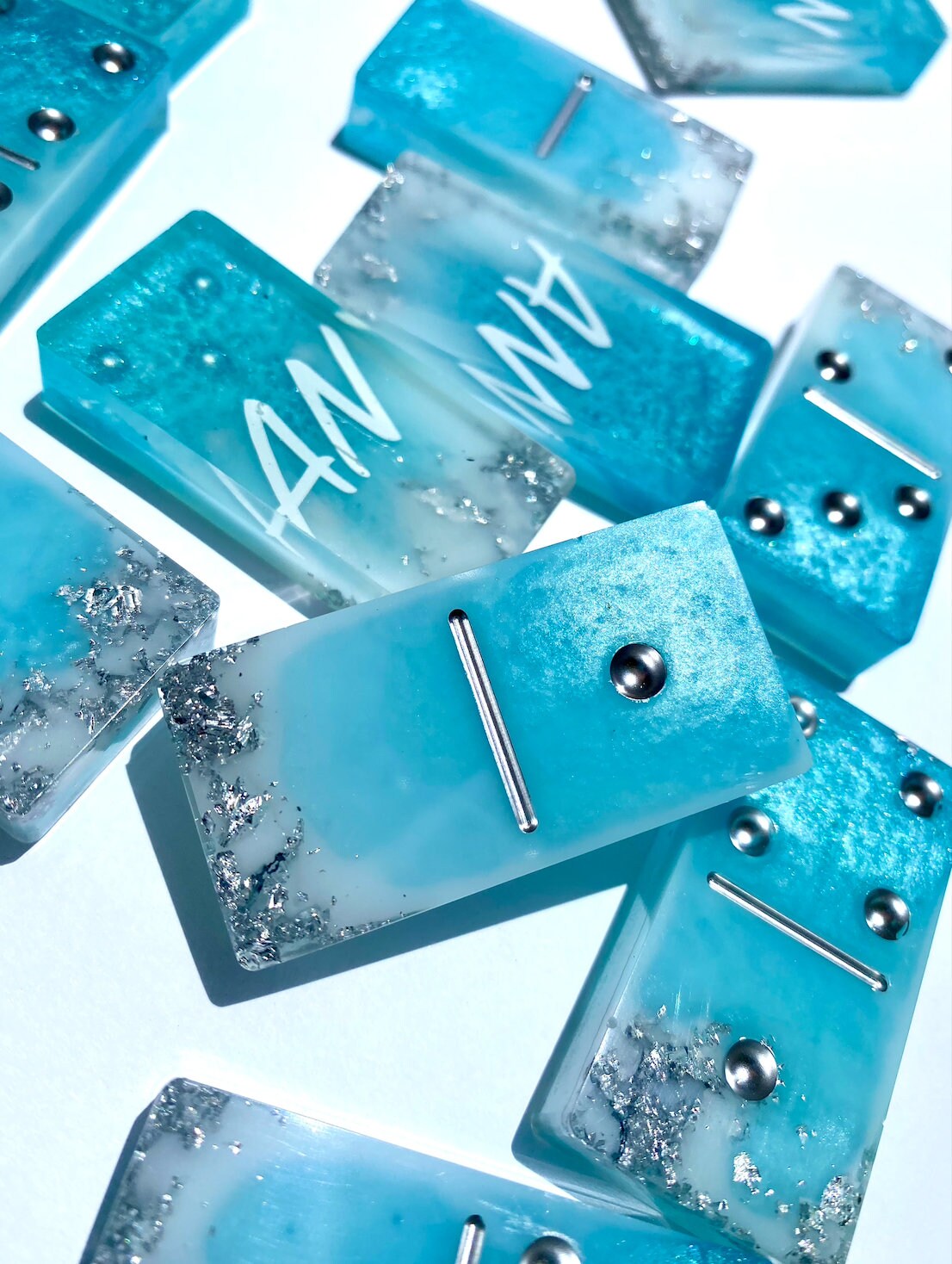 Personalized Dominoes W Initials, Custom Dominoes Set, Dominoes Set ...