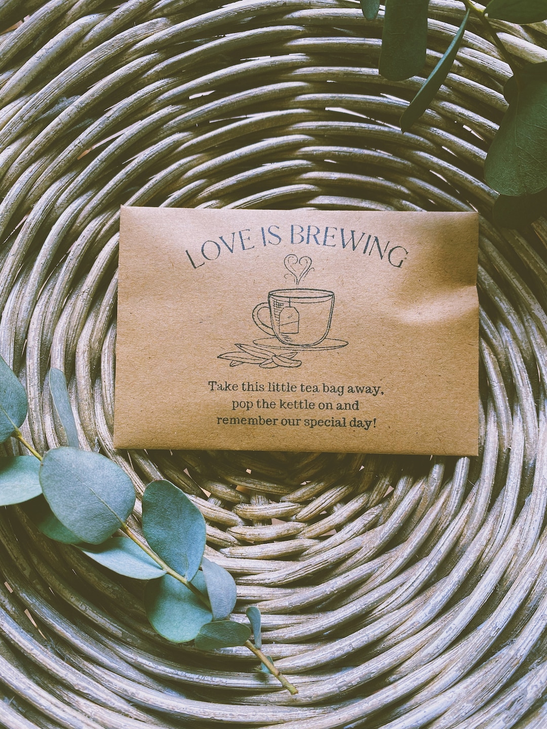 Tea Wedding Favours | Wedding Gift Tea Bags | Tea Gift | Wedding Gifts ...