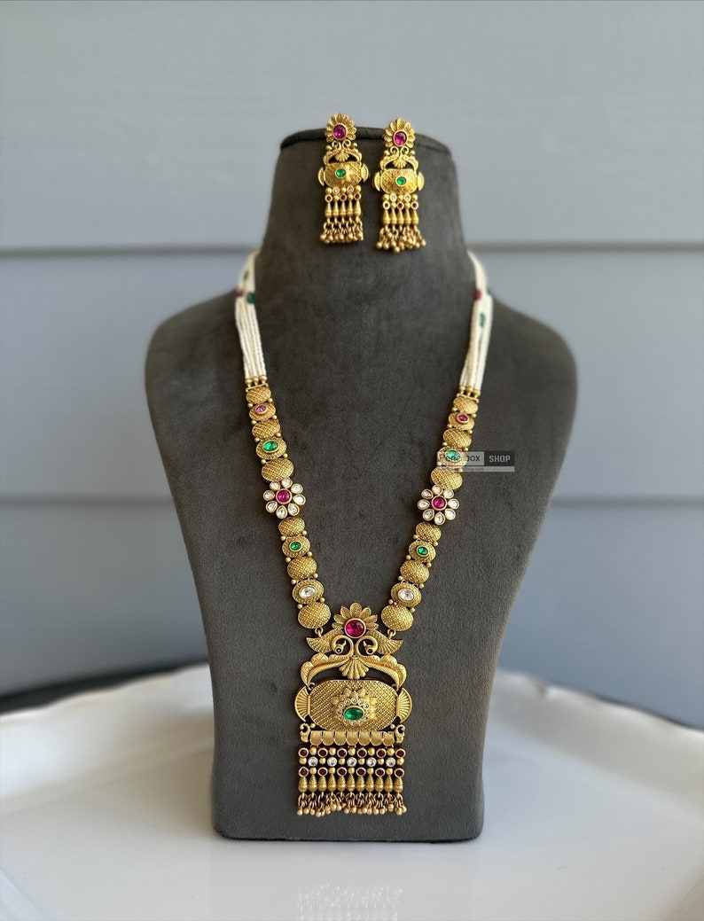 Indian Mala Set,wedding Set,indian Bridal Set,desi Necklace Set ...