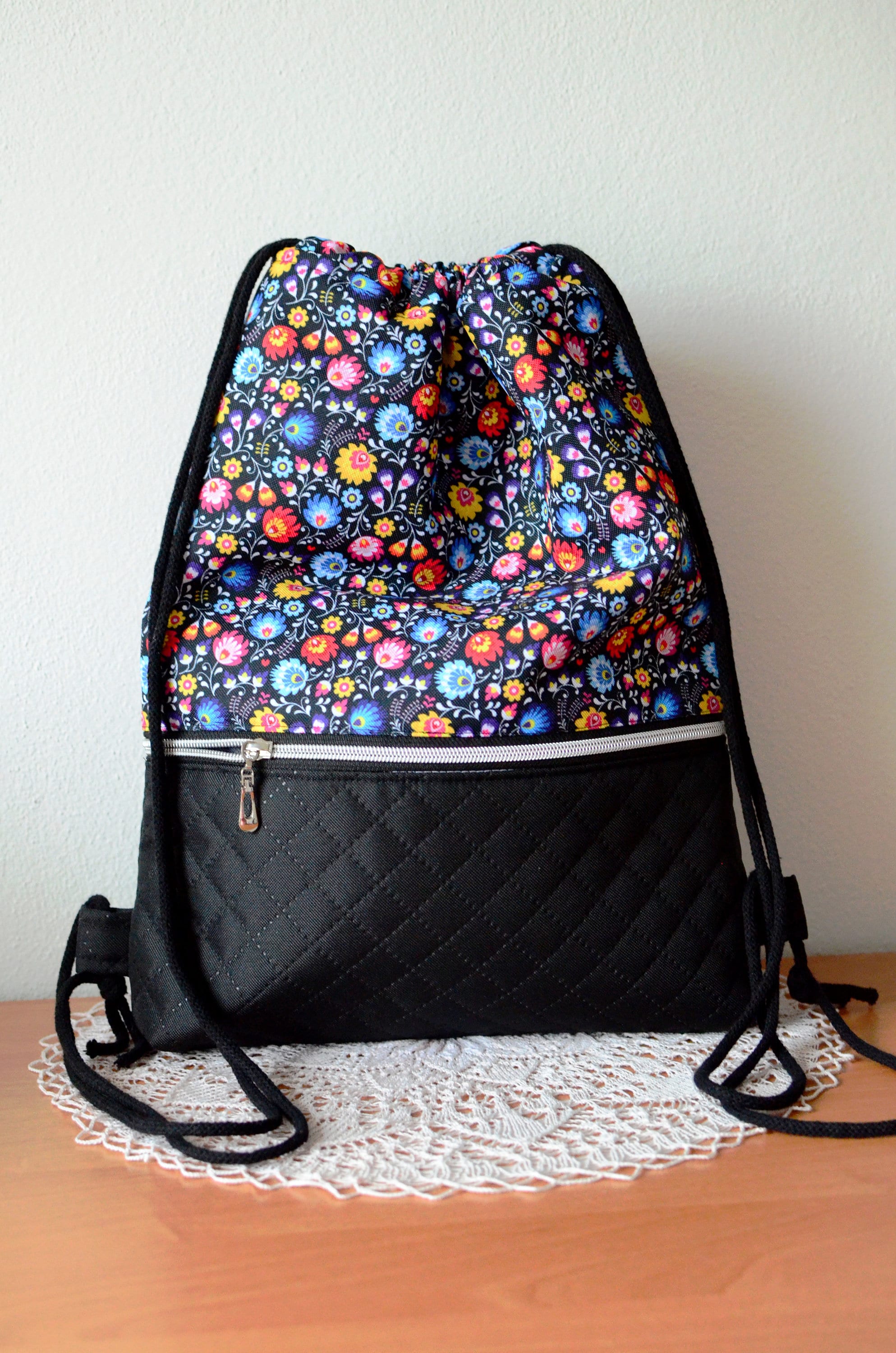 Drawstring Backpack, Drawstring Bag, Bag Tutorial, Sewing Backpack ...