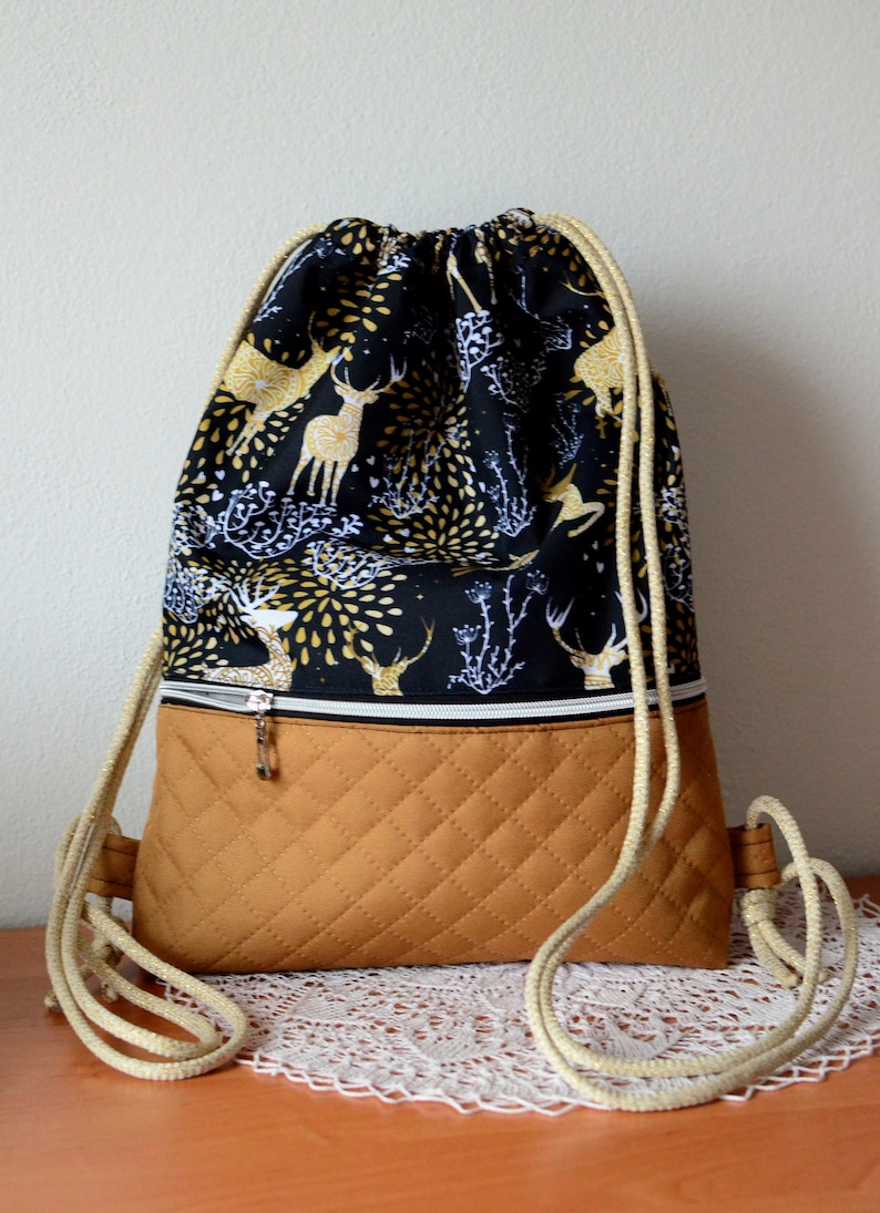 Drawstring Backpack, Drawstring Bag, Bag Tutorial, Sewing Backpack ...