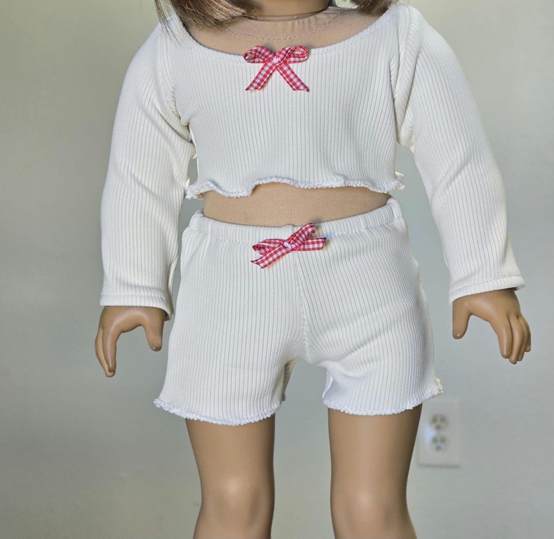 18 Inch Doll Crop Top and Shorts Set - Etsy