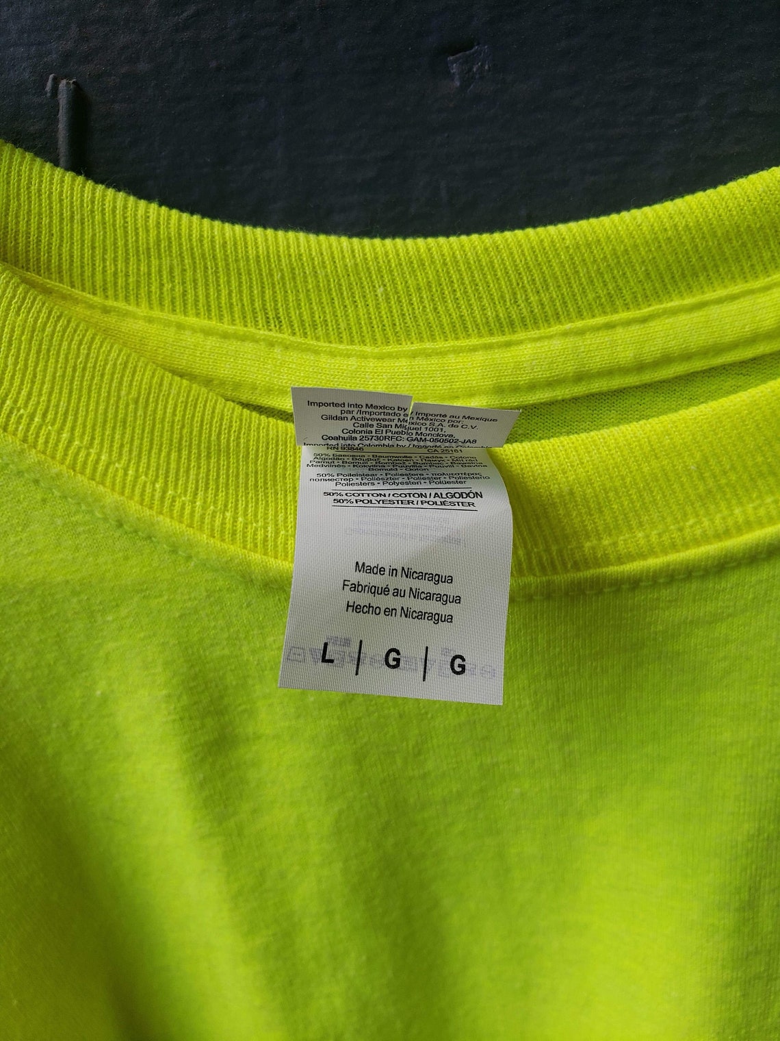 Neon yellow long sleeve t-shirt unisex | Etsy