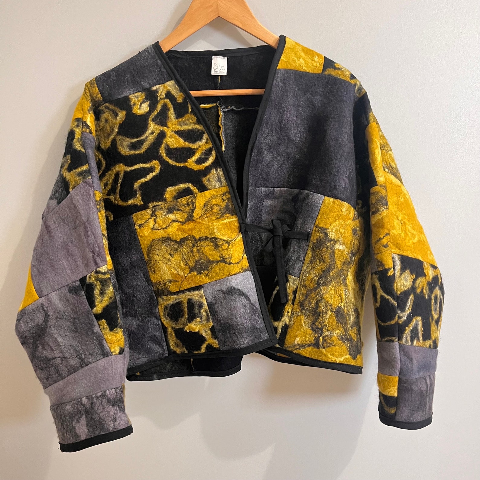 OOAK Handmade Patchwork Felt Cardigan Coat - Etsy