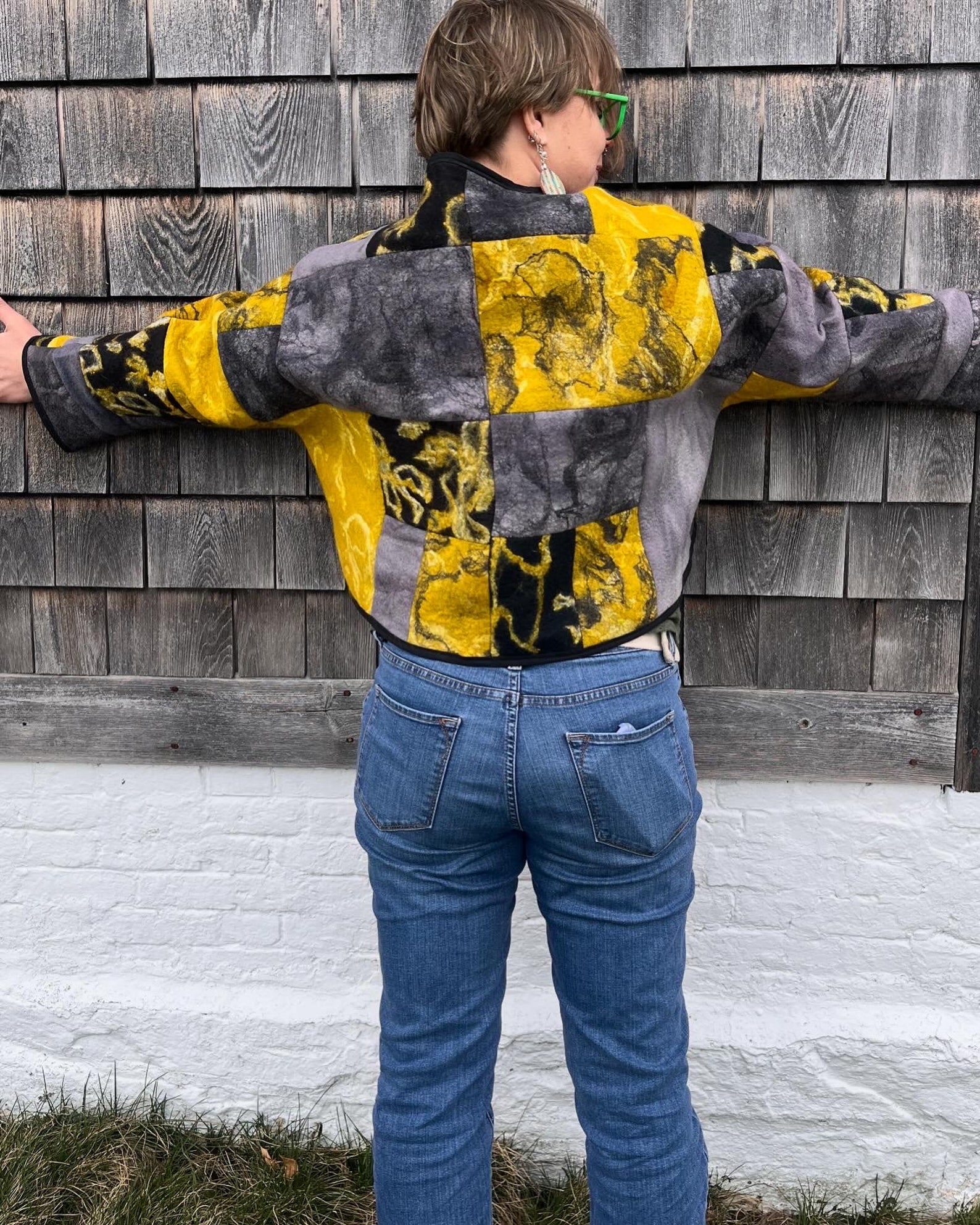 OOAK Handmade Patchwork Felt Cardigan Coat - Etsy