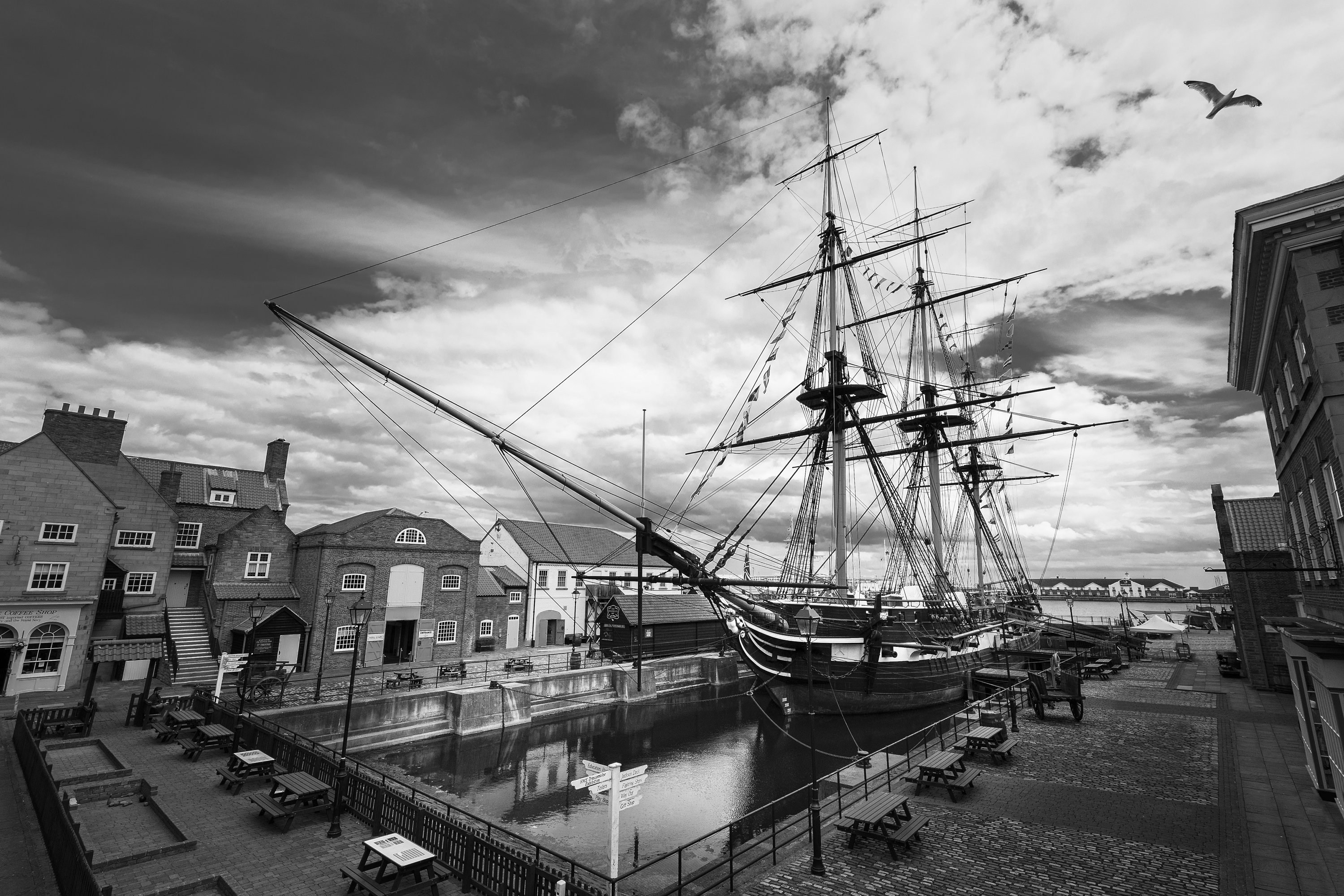 H.M.S. Trincomalee Landscape A3 Wall Print - Etsy