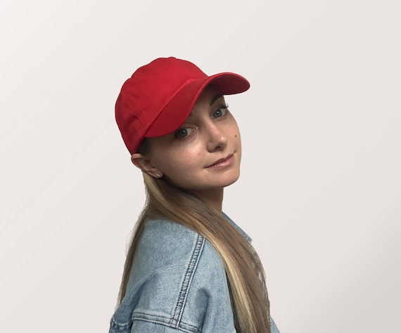 Hat for Small Heads Women's Small-fit red - Etsy