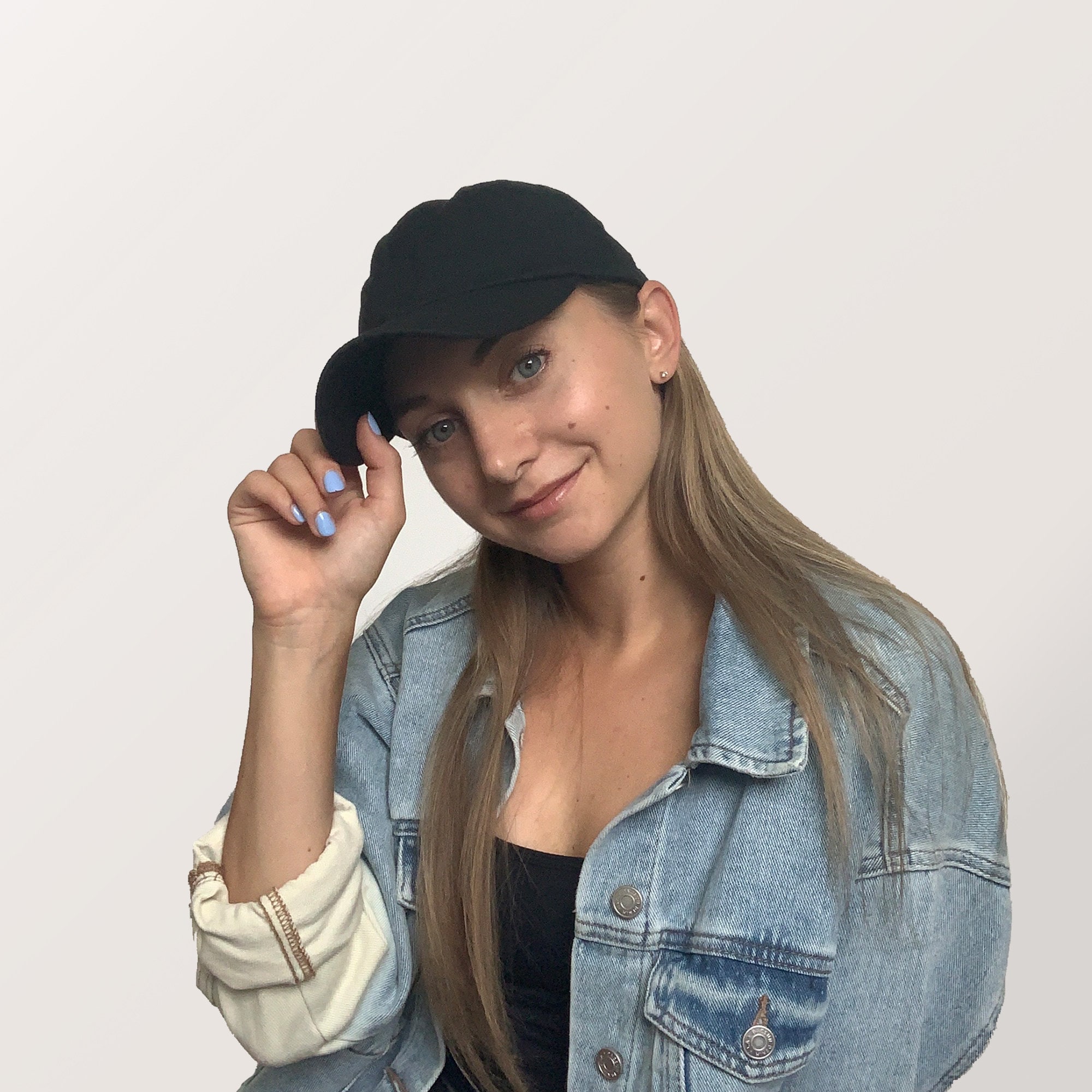 Hat for Small Heads | Women's Small-fit Hat (black) - Etsy