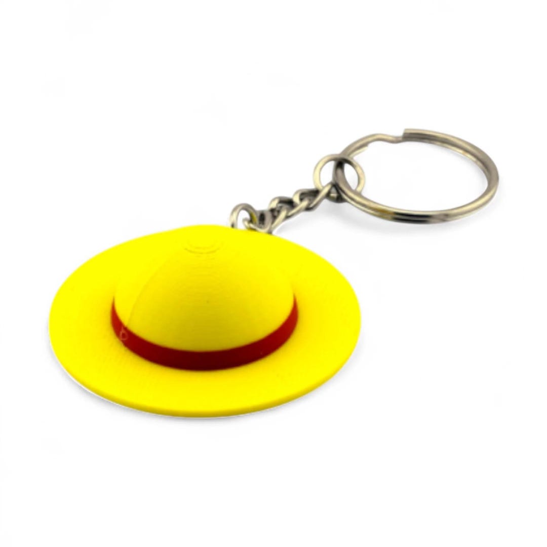 Straw Hat Inspired Keychain - Etsy